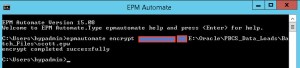 Oracle PBCS – EPMAutomate v15.08 Encryption now available | EPM4ALL